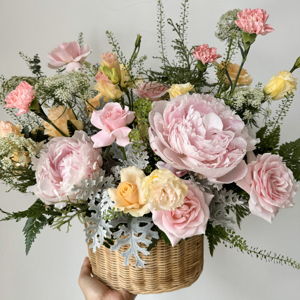 Garden of Peony | Bunga Basket | Petite Fleur